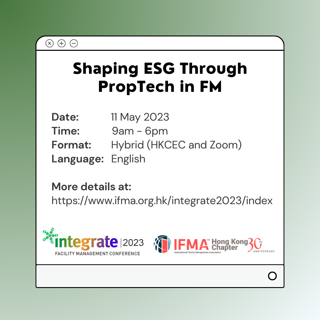 Improve your building's sustainability with Facility Management! | IFMA ...